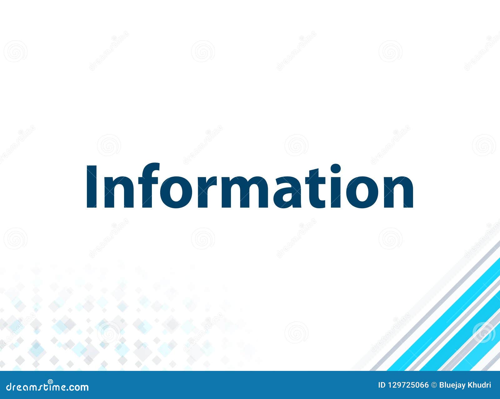 Information Modern Flat Design Blue Abstract Background Stock ...