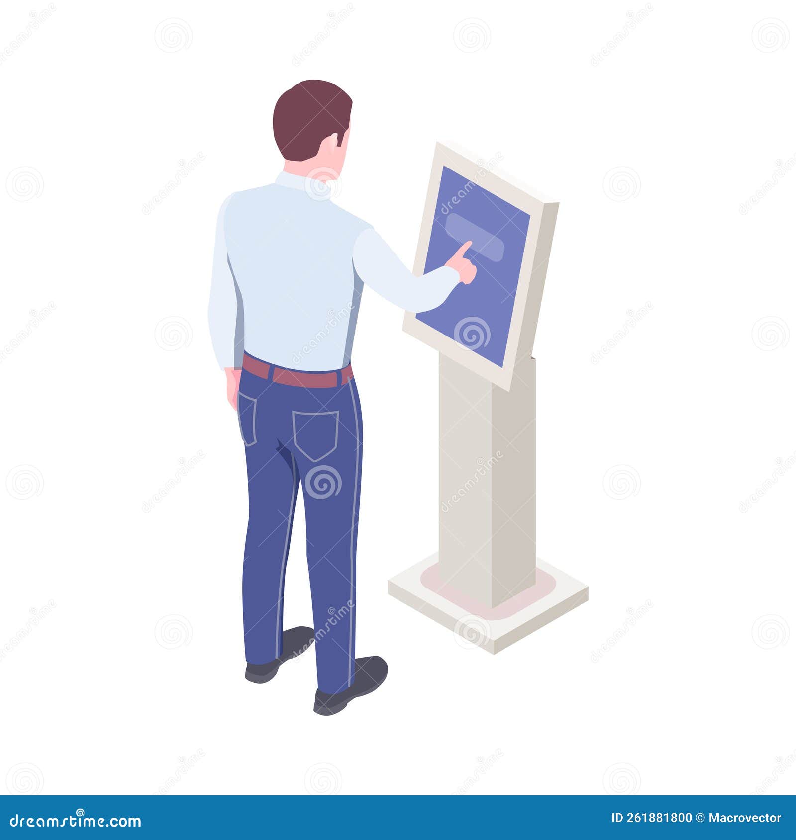 Information Kiosk Icon stock illustration. Illustration of kiosk ...