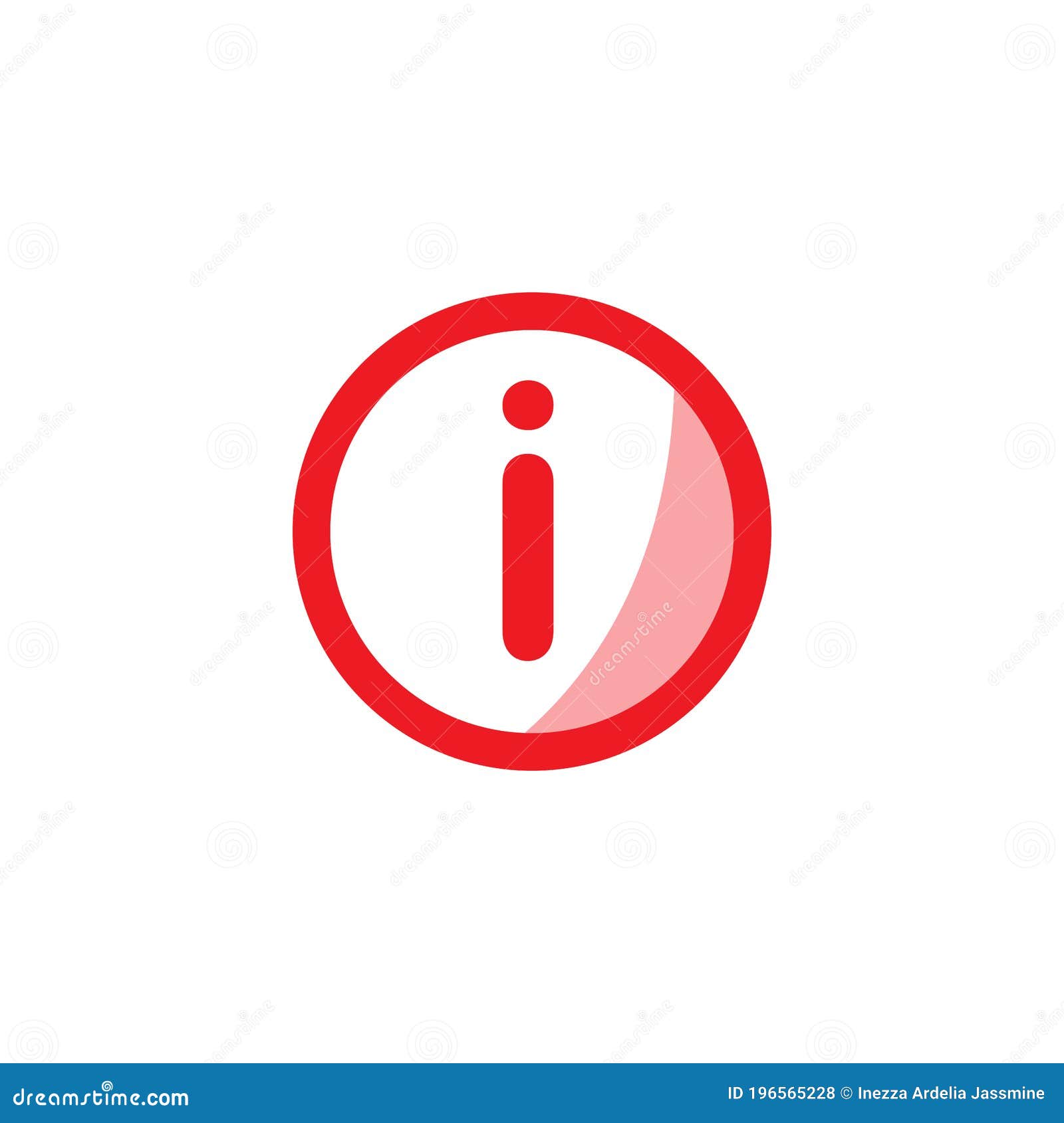 Information Label Icon Vector Template Stock Vector - Illustration of ...