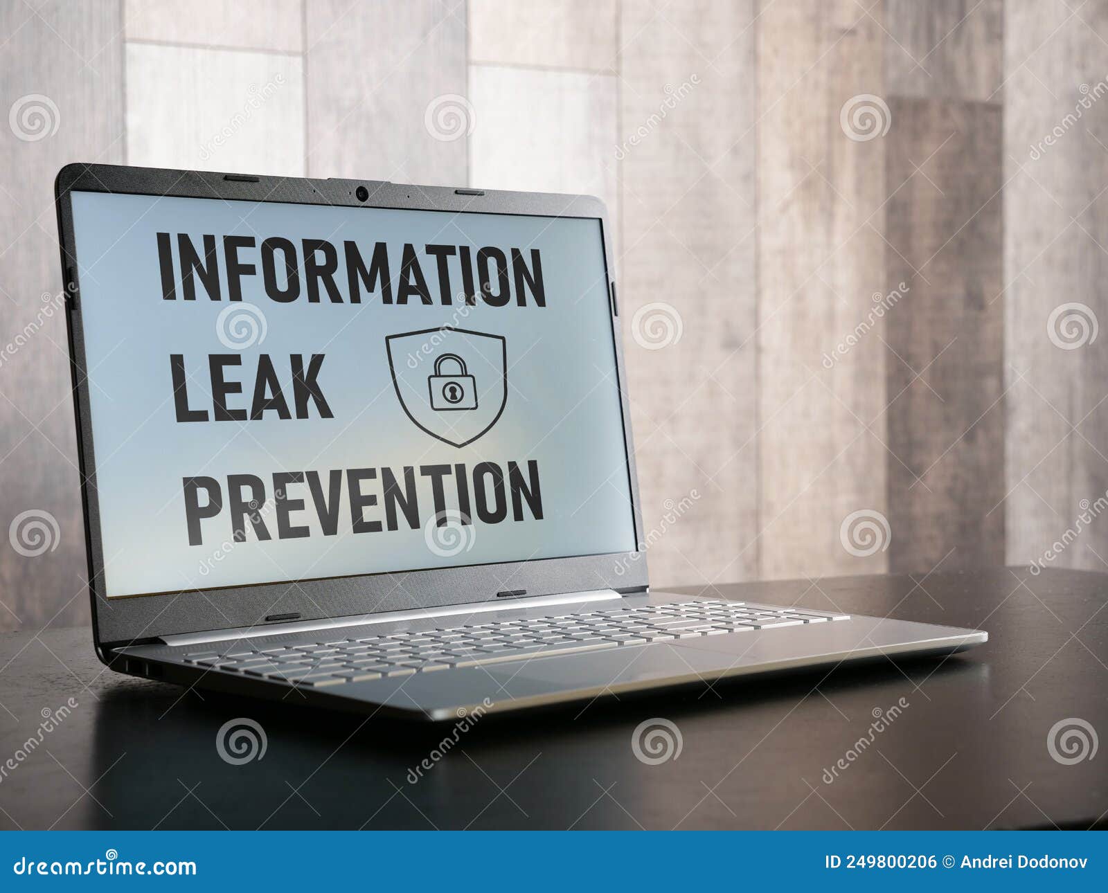 Information Leak Prevention is Shown Using the Text Stock Photo - Image ...