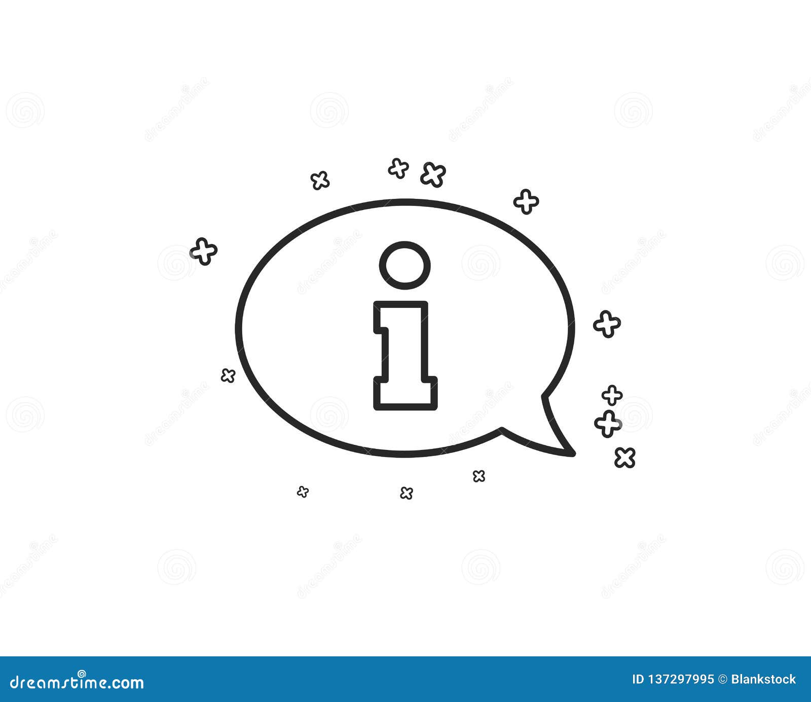 Information Line Icon. Info Center Sign. Vector Stock Vector ...