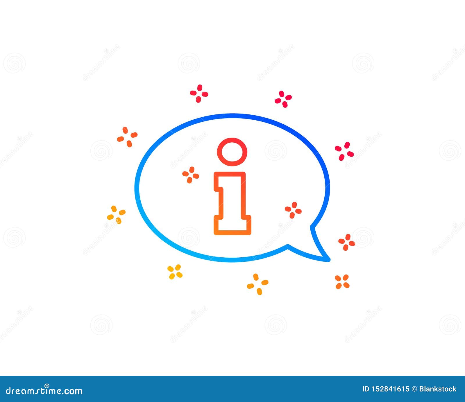 Information Line Icon. Info Center Sign. Vector Stock Vector ...