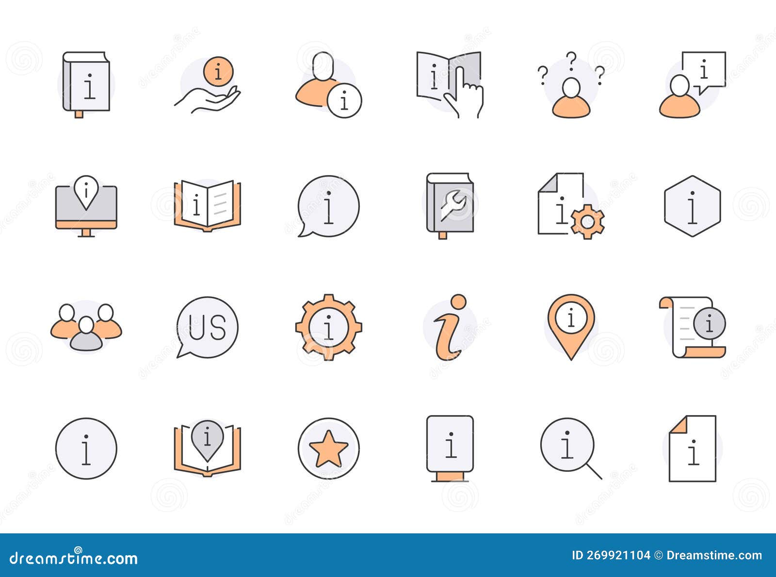 INFORM Stroke Icon In Black Cartoon Vector | CartoonDealer.com #342645757