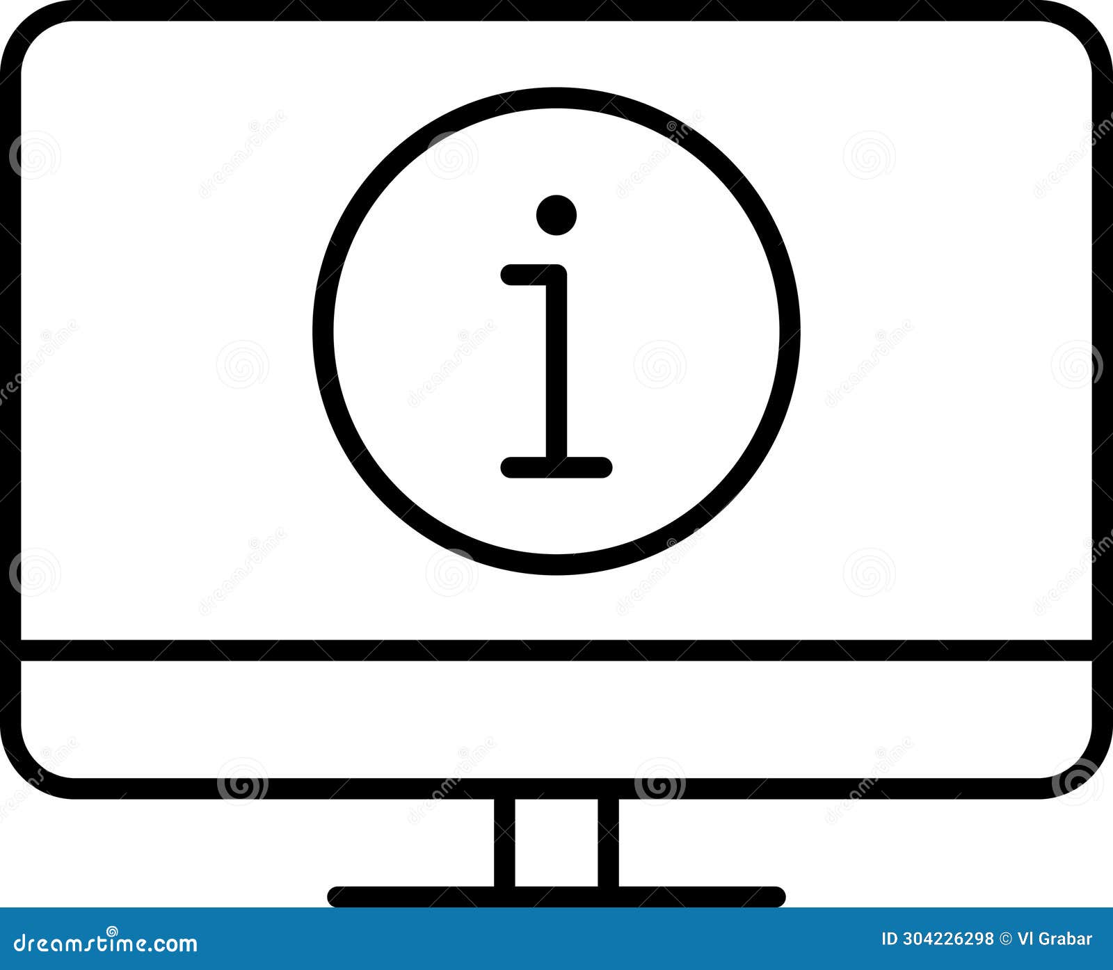 Information Line Icon Vector. Inform, Guide, Privacy Policy, Manual ...