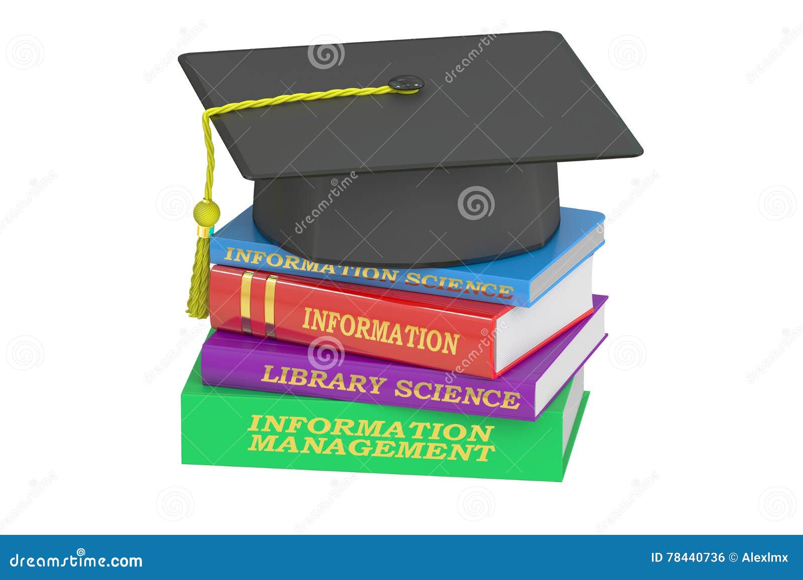 Information Management Education, 3D Rendering Stock Illustration ...