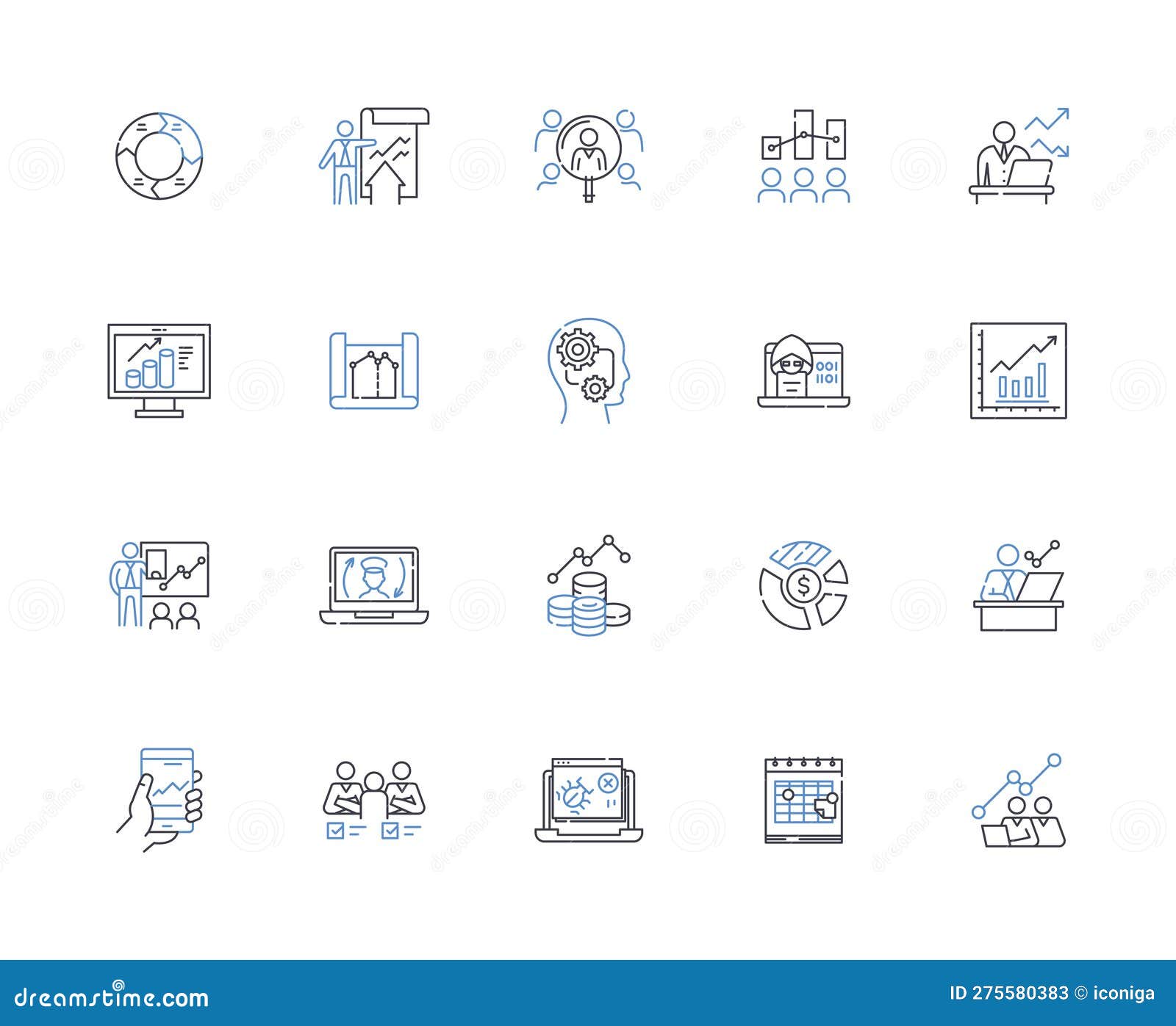 Information Management Line Icons Collection. Organization ... Information Management Line Icons Collection. Organization ...
