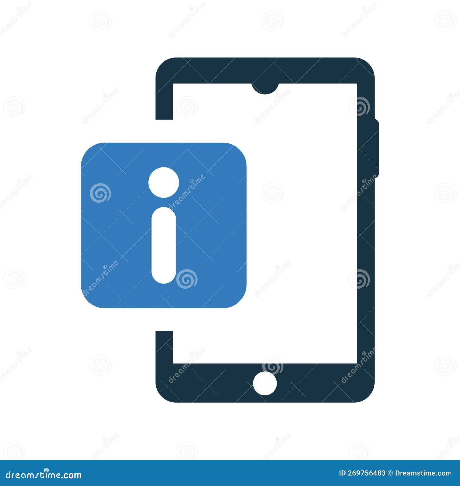 Information Mobile Apps Icon Stock Illustration - Illustration of icon ...