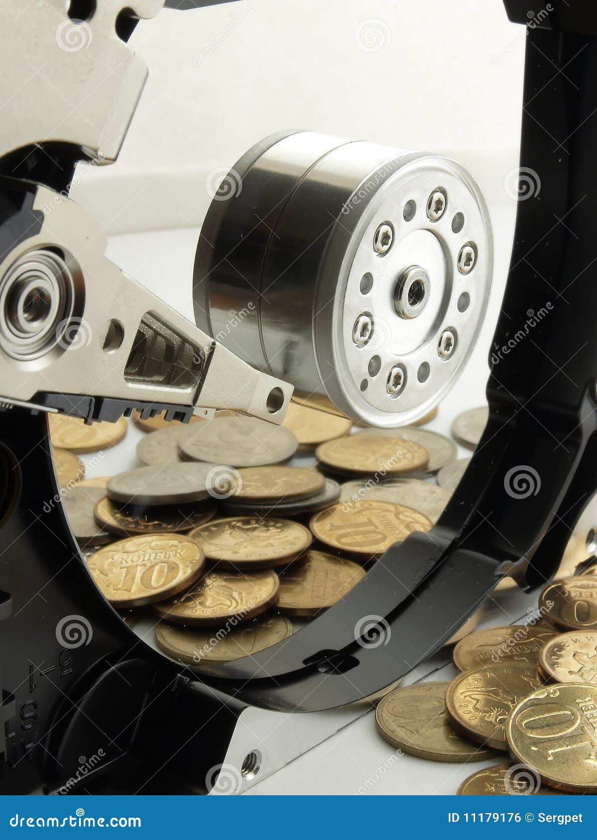Information is money stock photo. Image of magnet, drive - 11179176