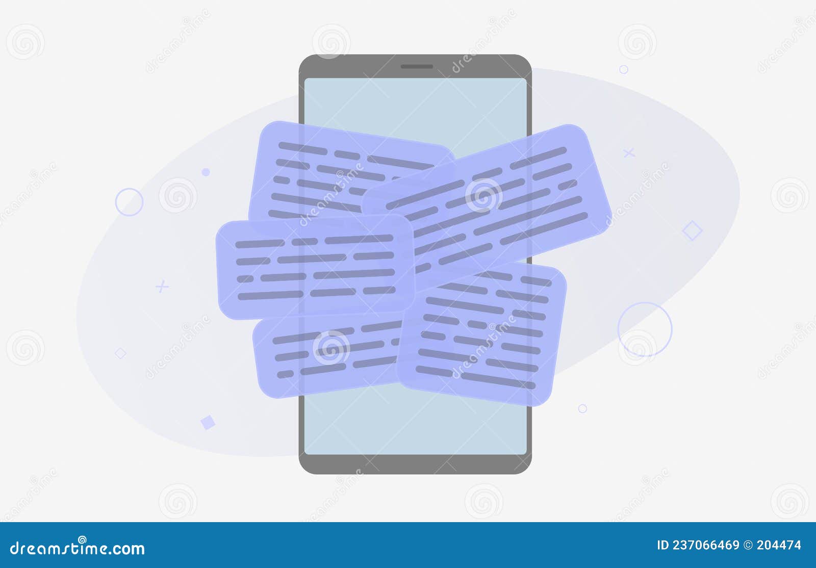 Information Overload Concept Icon. Overwhelmed with Work Messages Stock ...