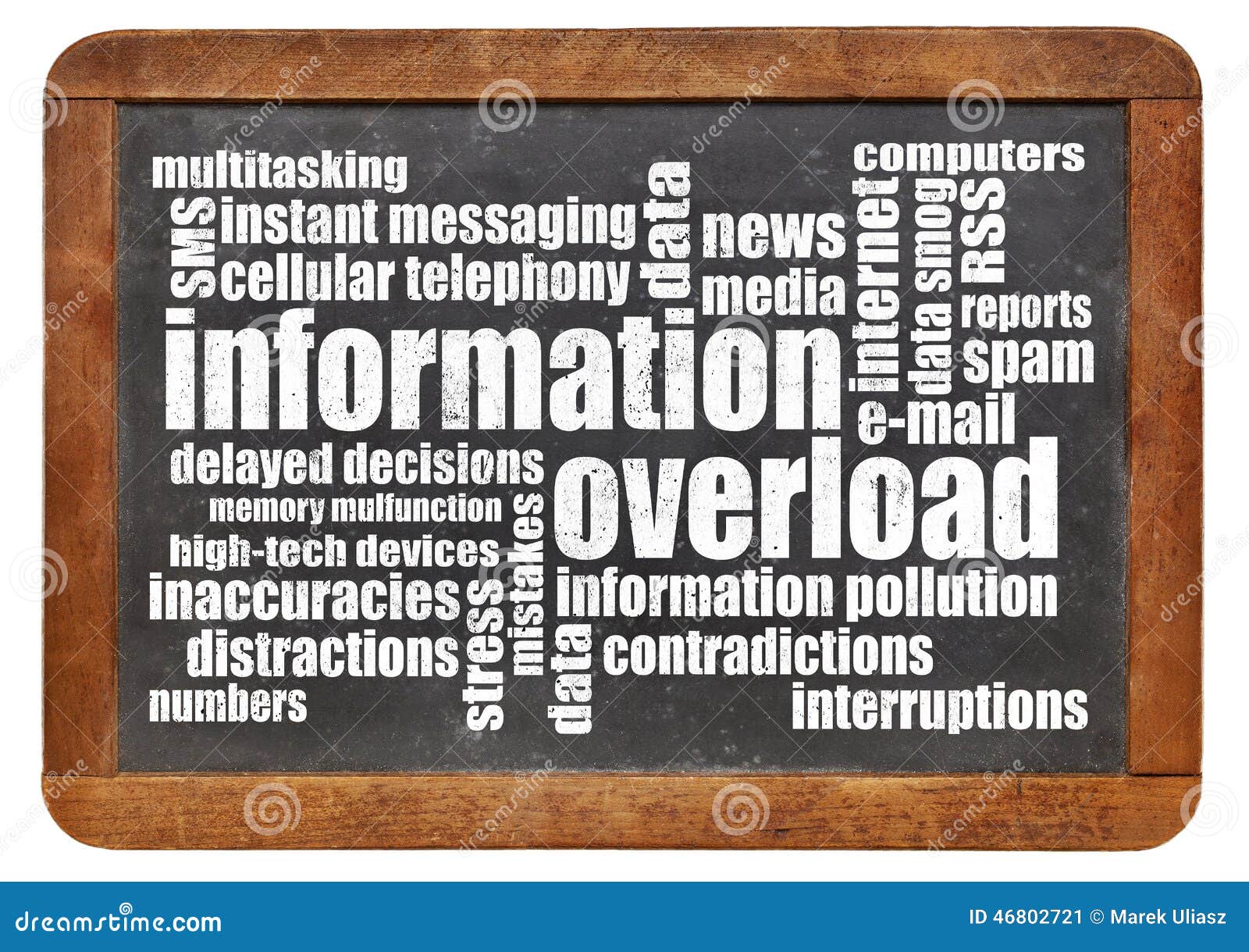 Information Overload Concept Stock Image - Image of report, message ...