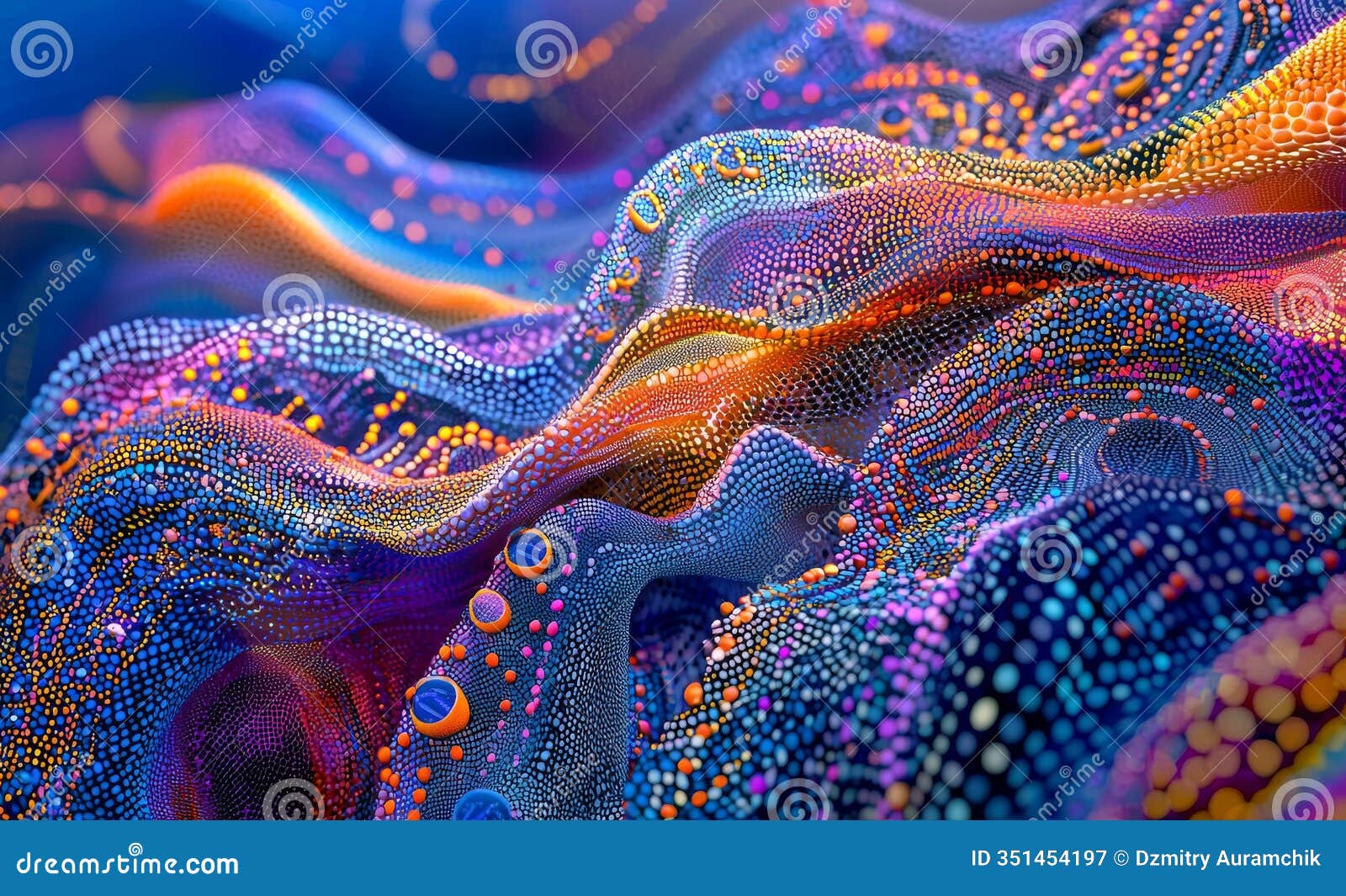 Information Particles in the Neon String Data Stream. a 3D ...