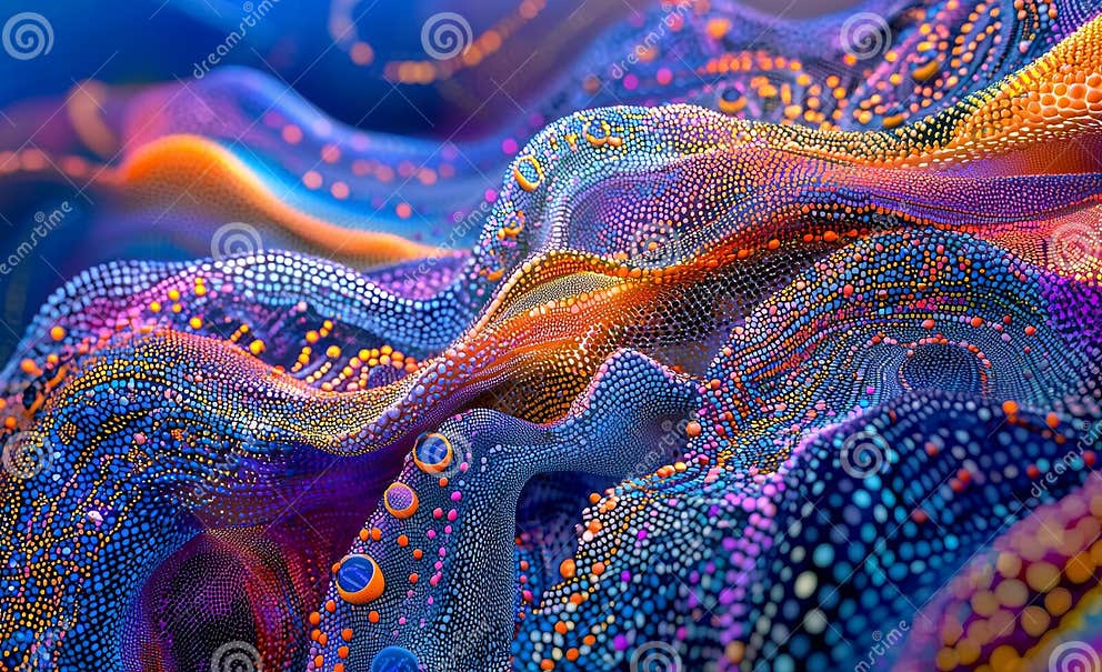 Information Particles in the Neon String Data Stream. a 3D ...