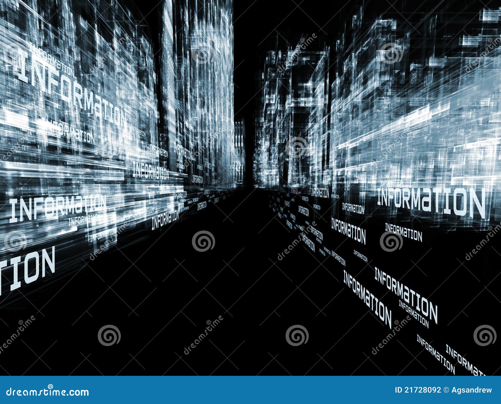 Information Perspective stock illustration. Illustration of computer ...