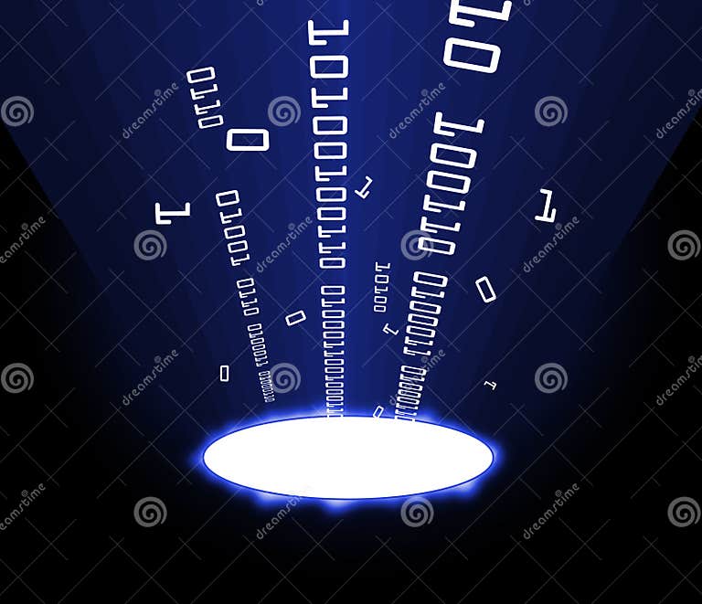 Information portal blue stock illustration. Illustration of internet ...