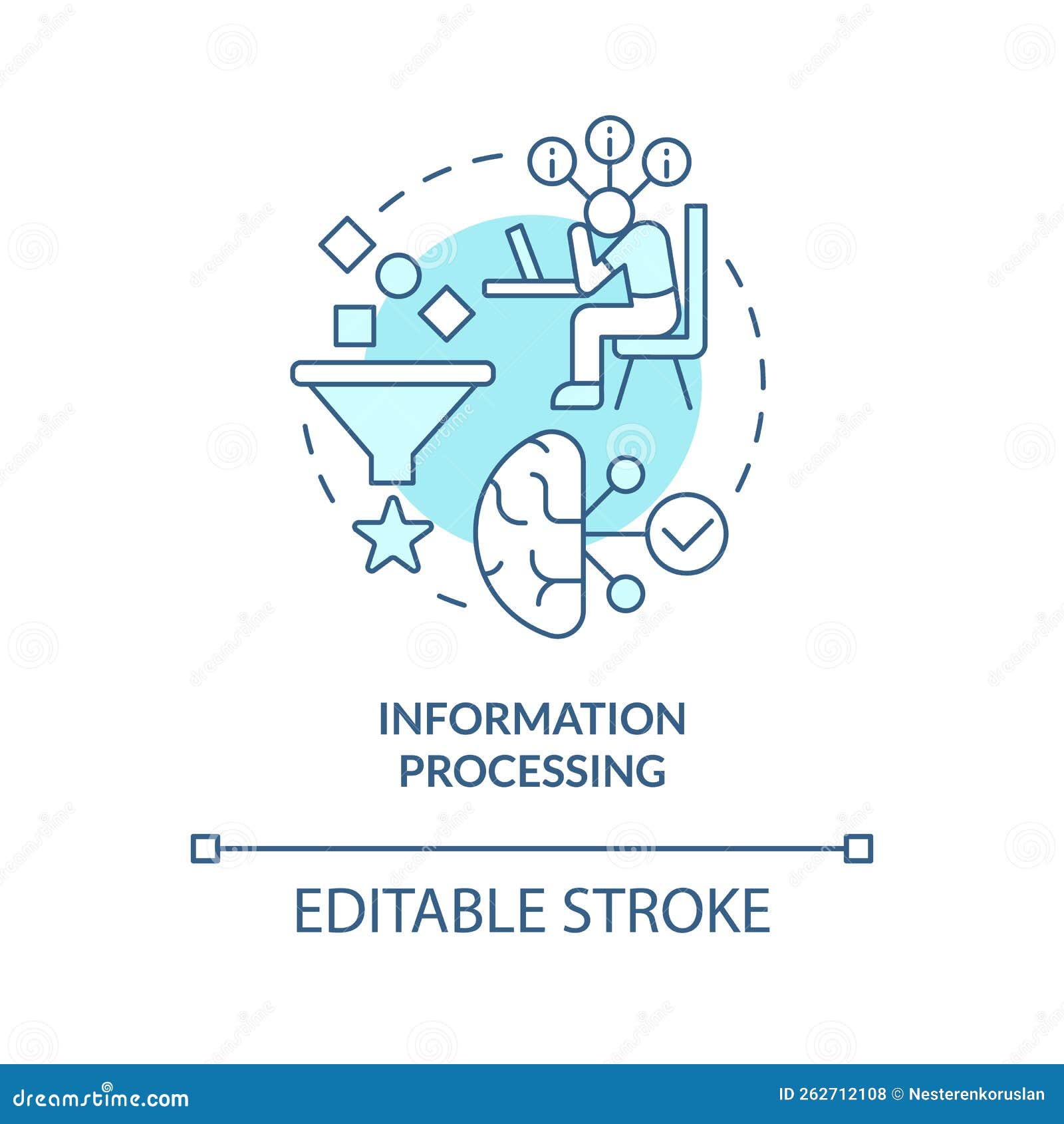 Mix Icon For Explanation, Clarification And Teacher Vector Illustration ...