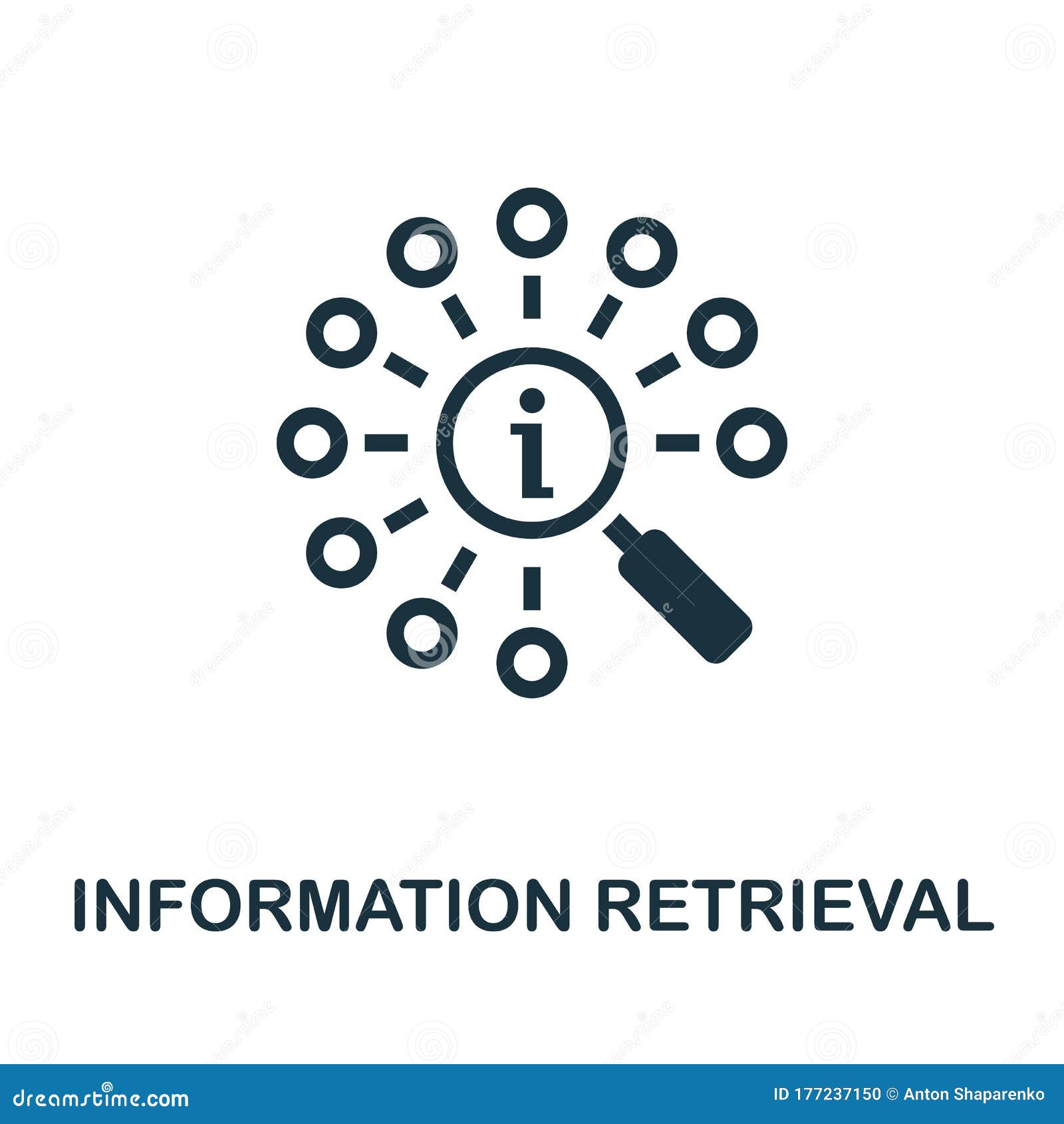 Information Retrieval Icon. Simple Element from Business Intelligence ...