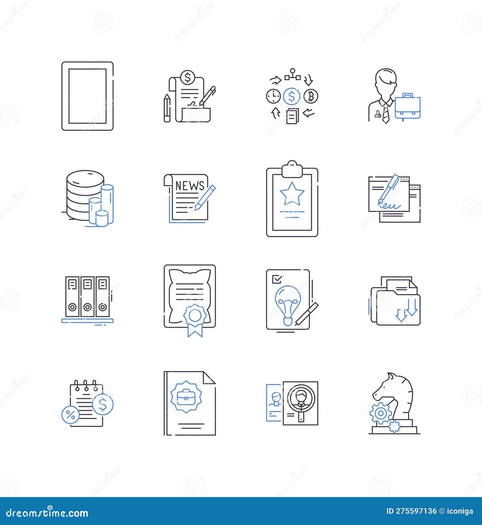 Information Retrieval Line Icons Collection. Search, Query, Index ... Information Retrieval Line Icons Collection. Search, Query, Index ...