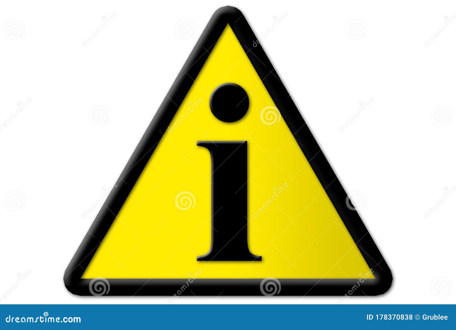 Information Road Signs Icon In Cartoon Style Isolated On White ...