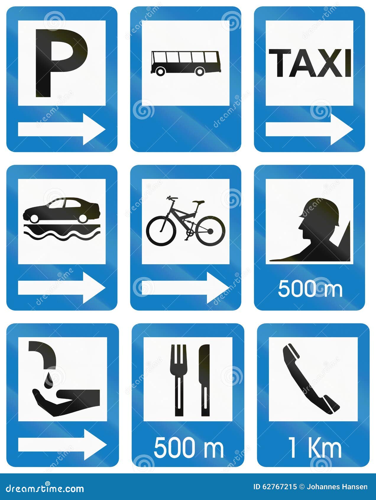 Informatory Traffic Signs