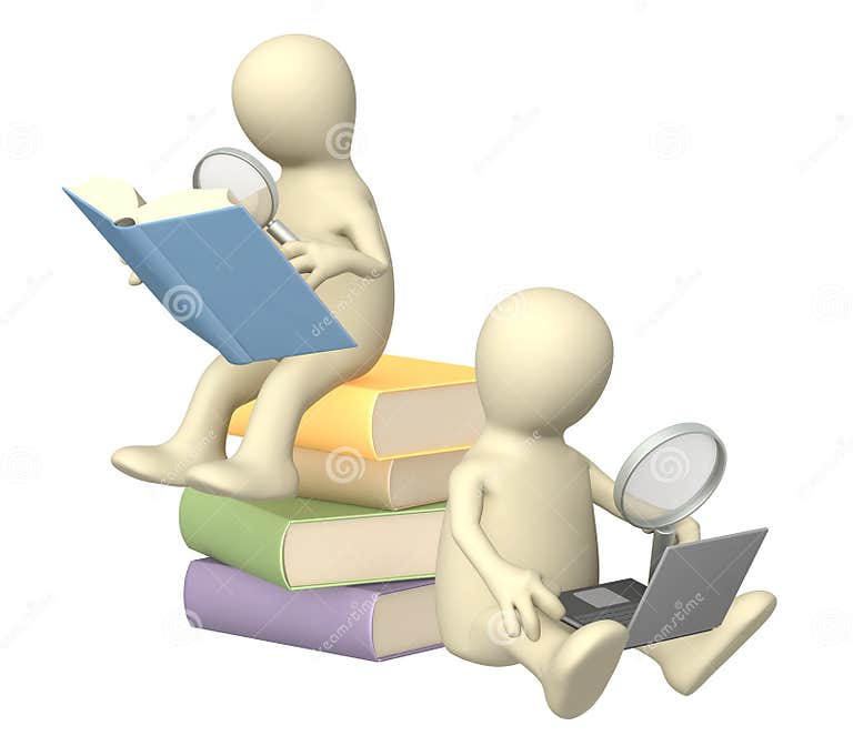 Information search stock illustration. Illustration of magnifying ...