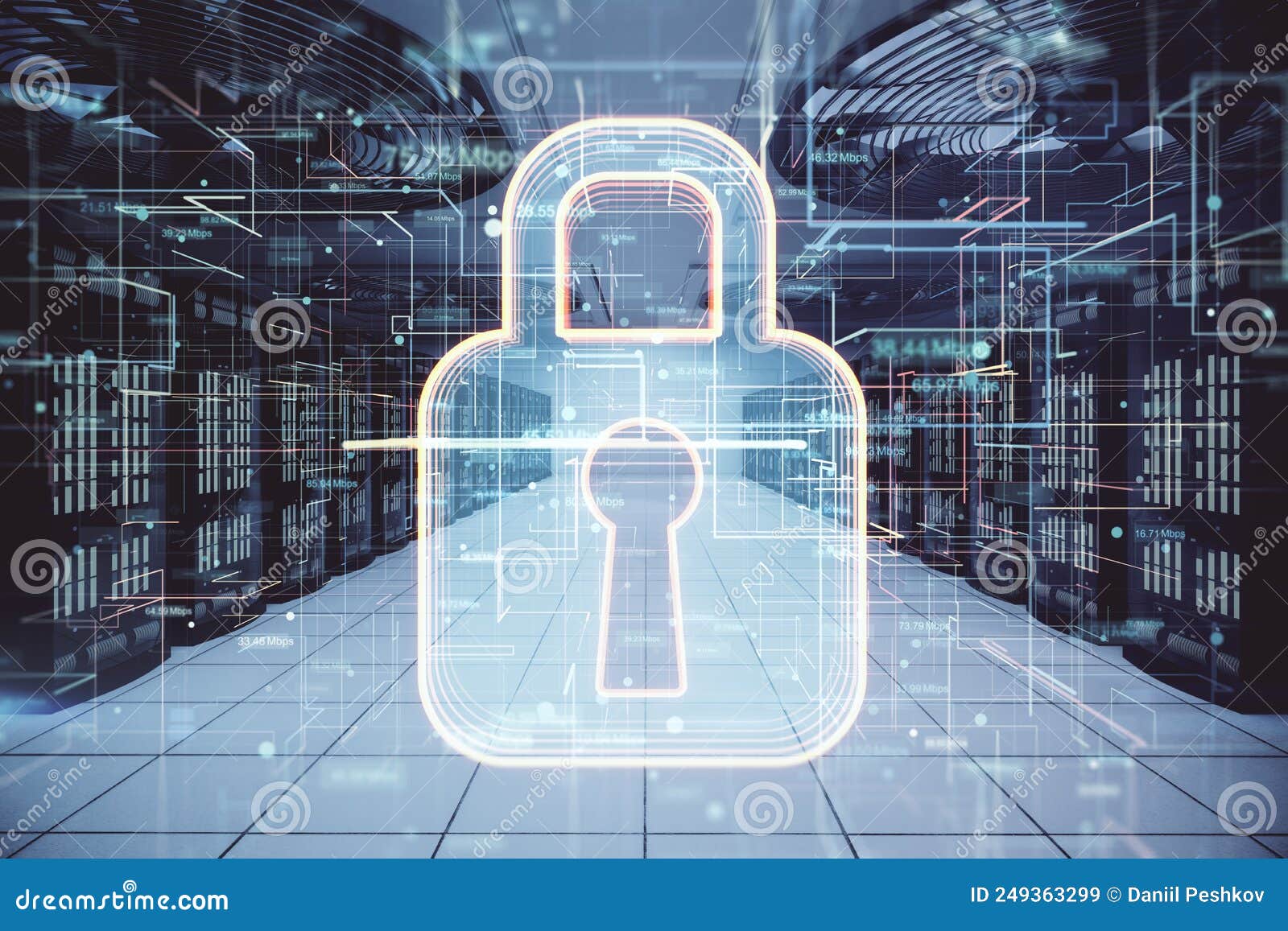 Keyhole Inside Gear Or Cog Icon. Simple Flat Symbol. Stock Vector ...