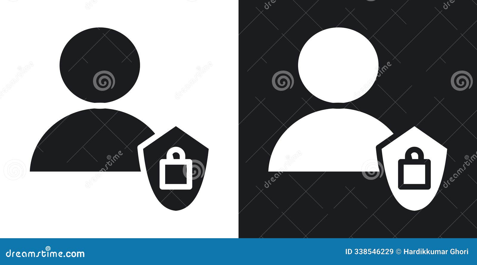 Information Security Analyst Thin Line Vector Icon Set Stock Vector ...