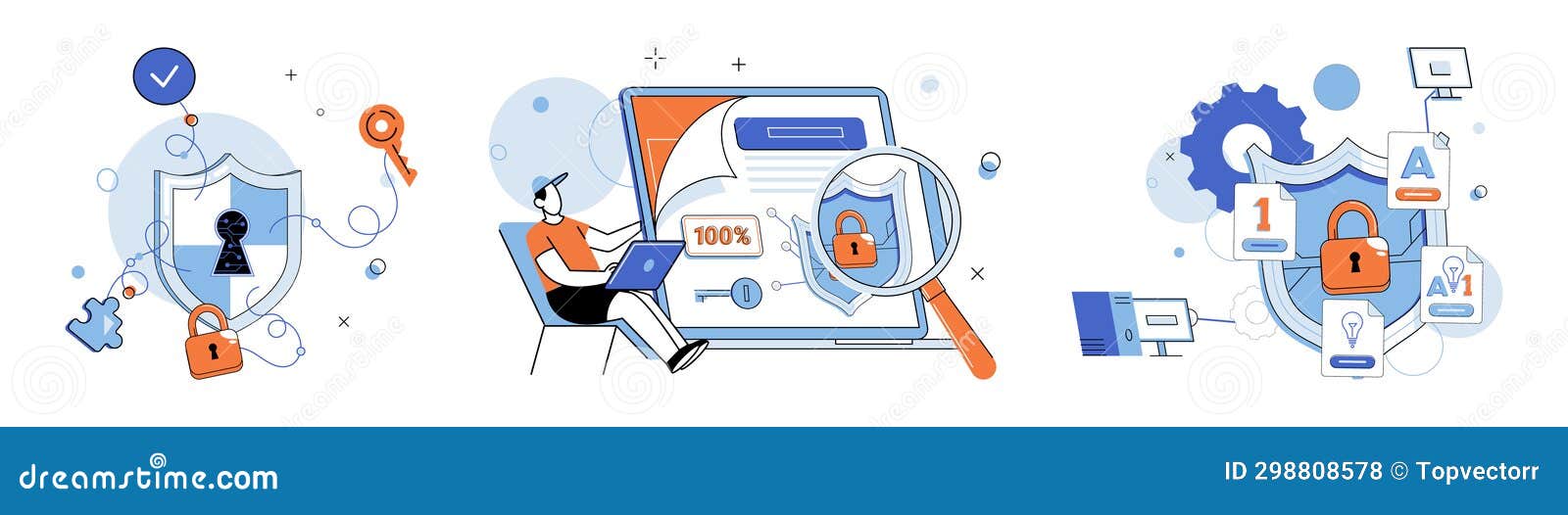 Information Security. the Information Security Concept Encompasses Measures To Protect Data from ...