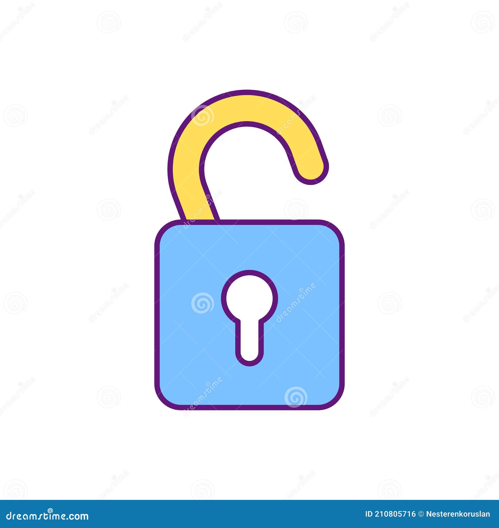 Information Security RGB Color Icon Stock Vector - Illustration of ...