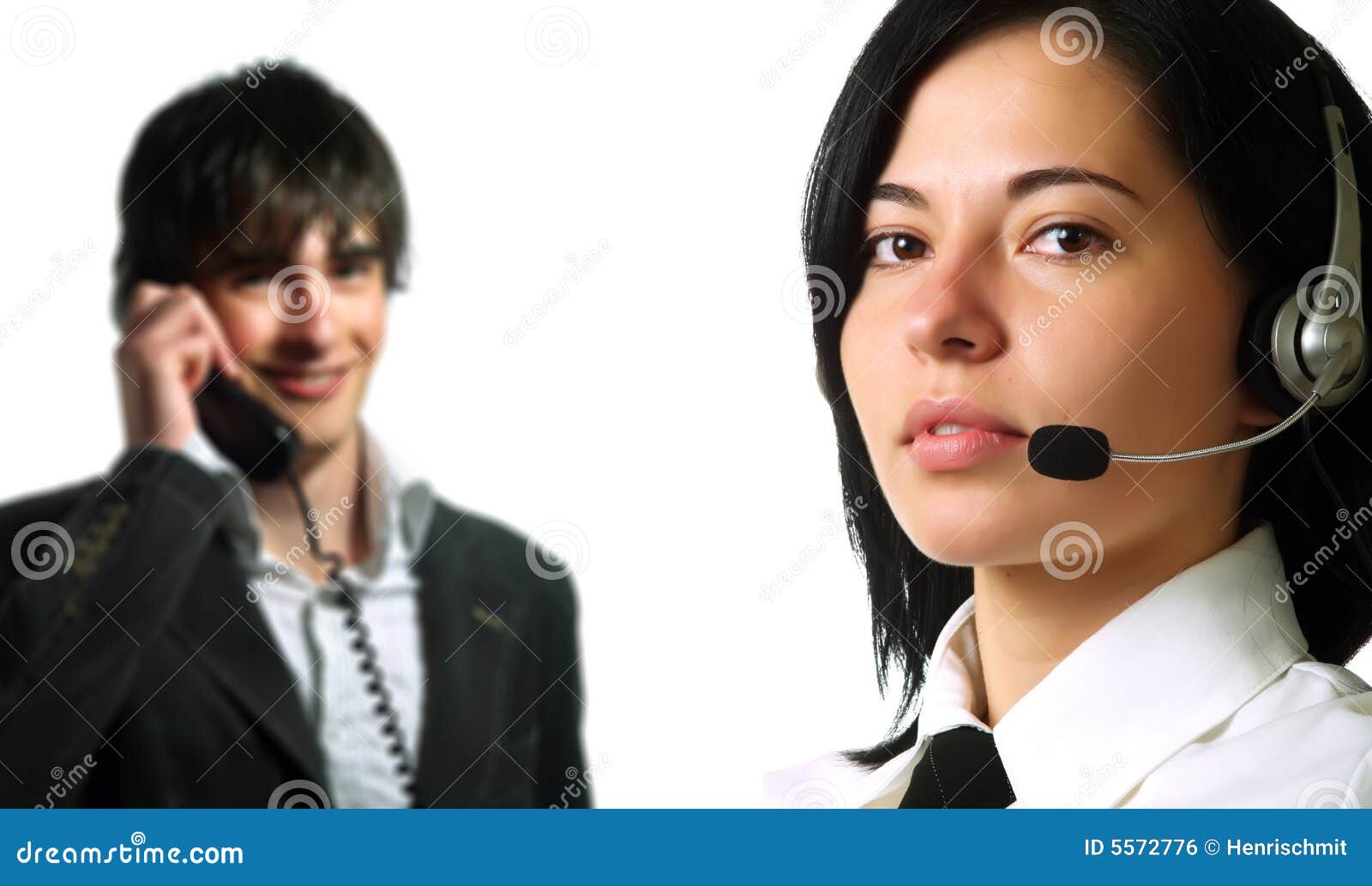 Information Service Operators Stock Photo - Image of customer, help ...