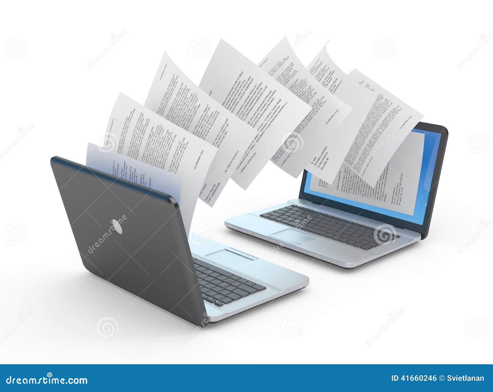 Information sharing. stock illustration. Illustration of information ...