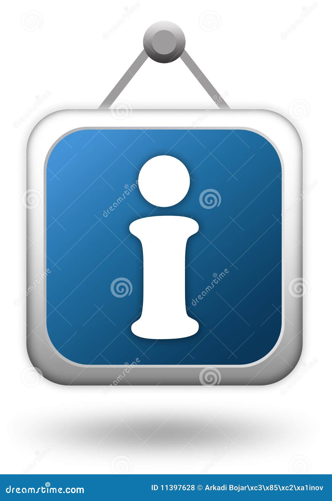 Information sign stock illustration. Illustration of icon - 11397628