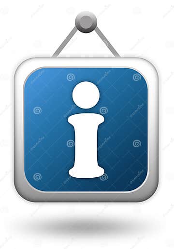 Information sign stock illustration. Illustration of icon - 11397628