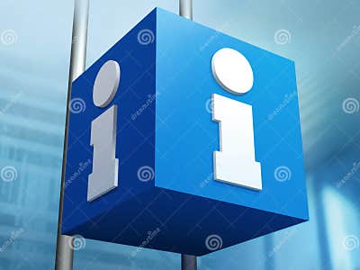 Information sign stock illustration. Illustration of informationn ...