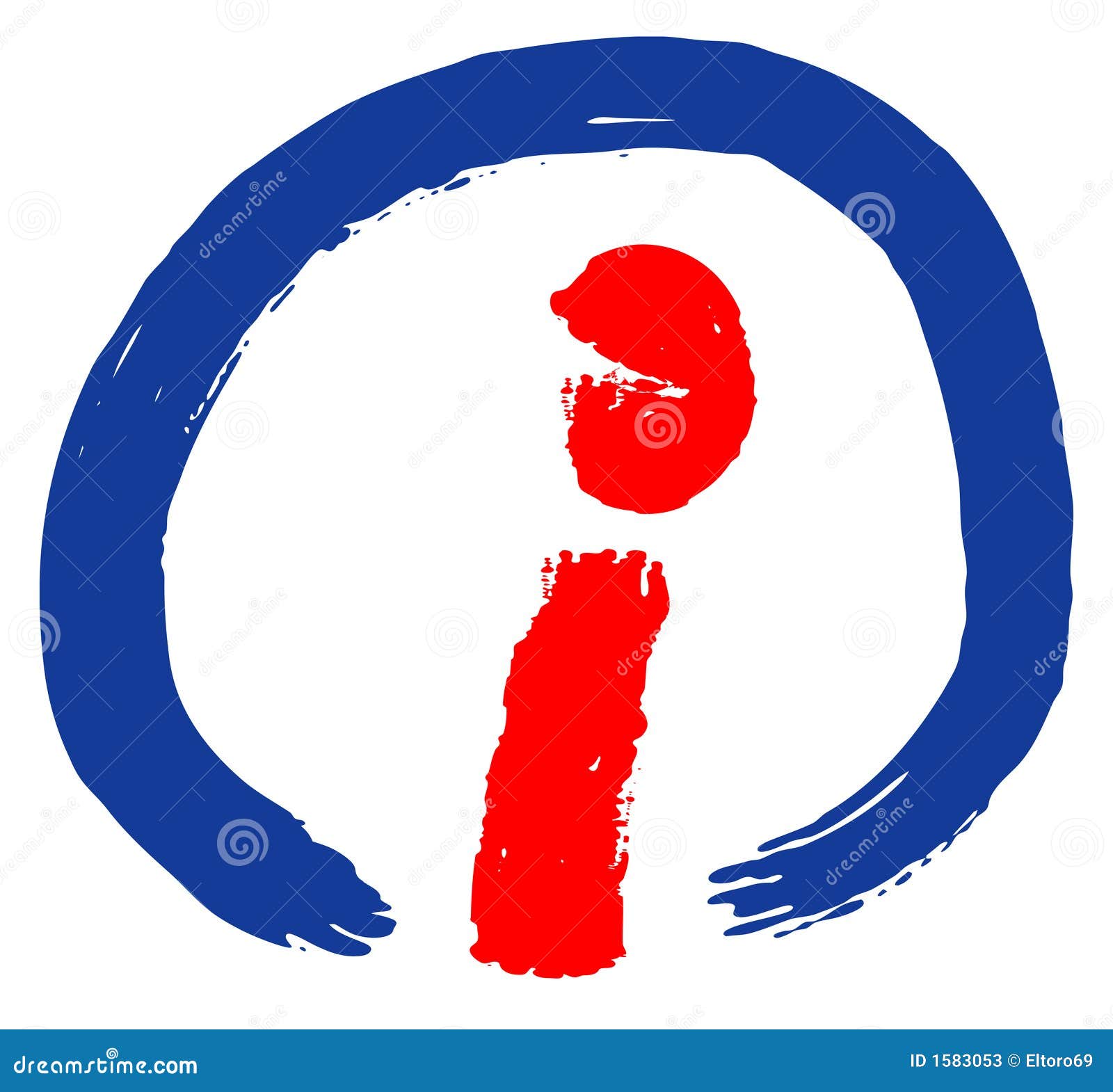 Information Sign On Screen Smartphone Icon. Vectr Symbol In Flat Style ...