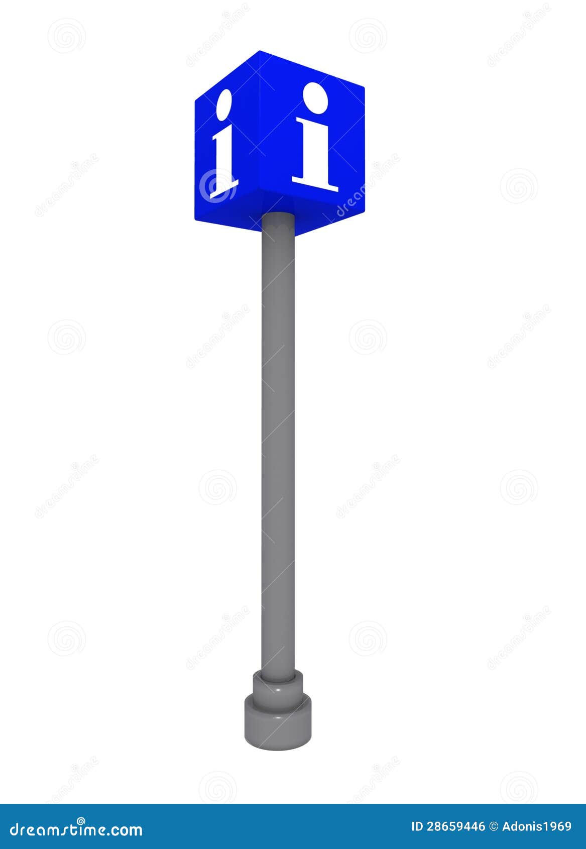 Information sign stock illustration. Illustration of business - 28659446