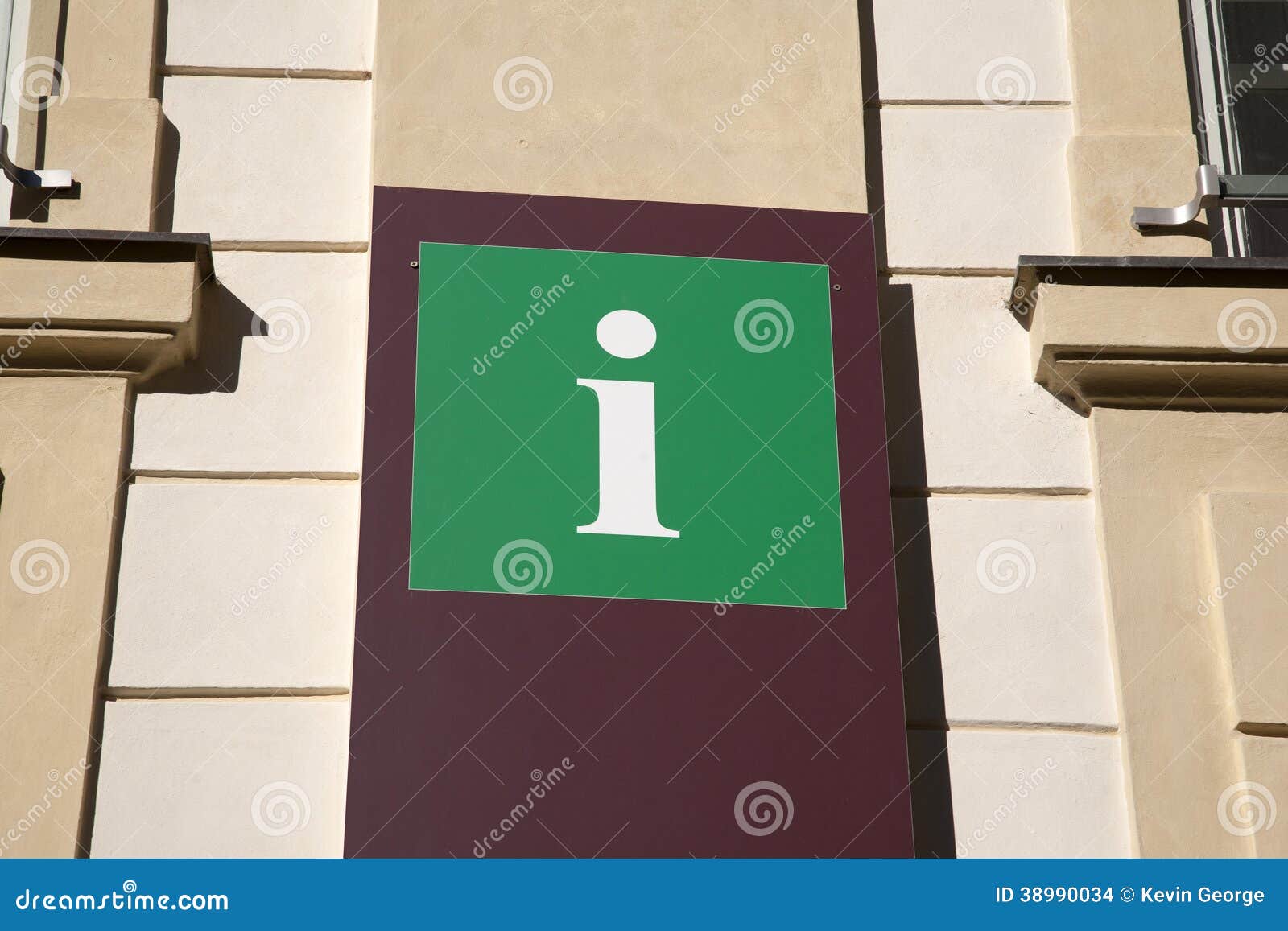 Information Sign stock photo. Image of facade, brown - 38990034