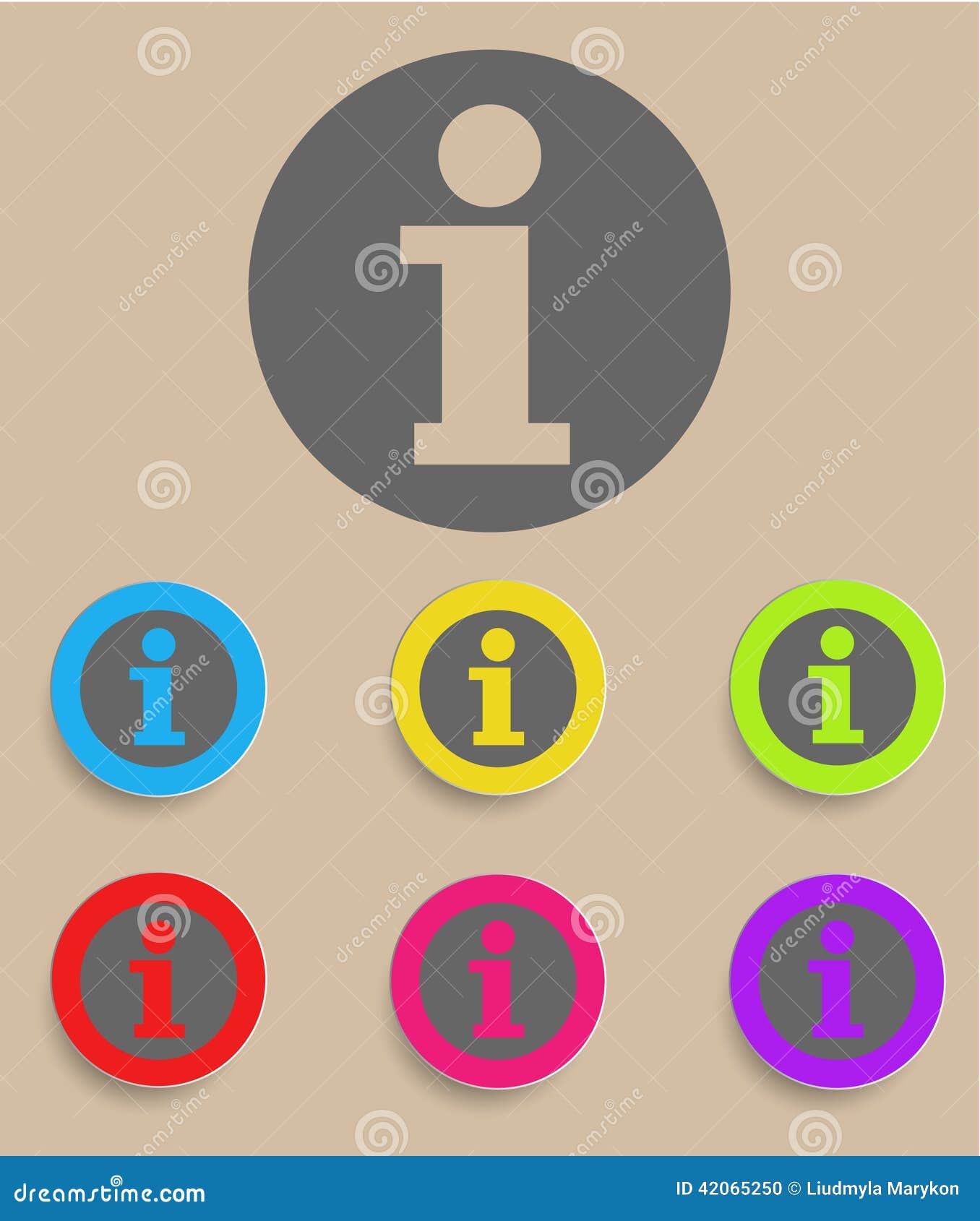 Info Icon 3d Red Vector Or Help Information Graphic Symbol Clipart For ...