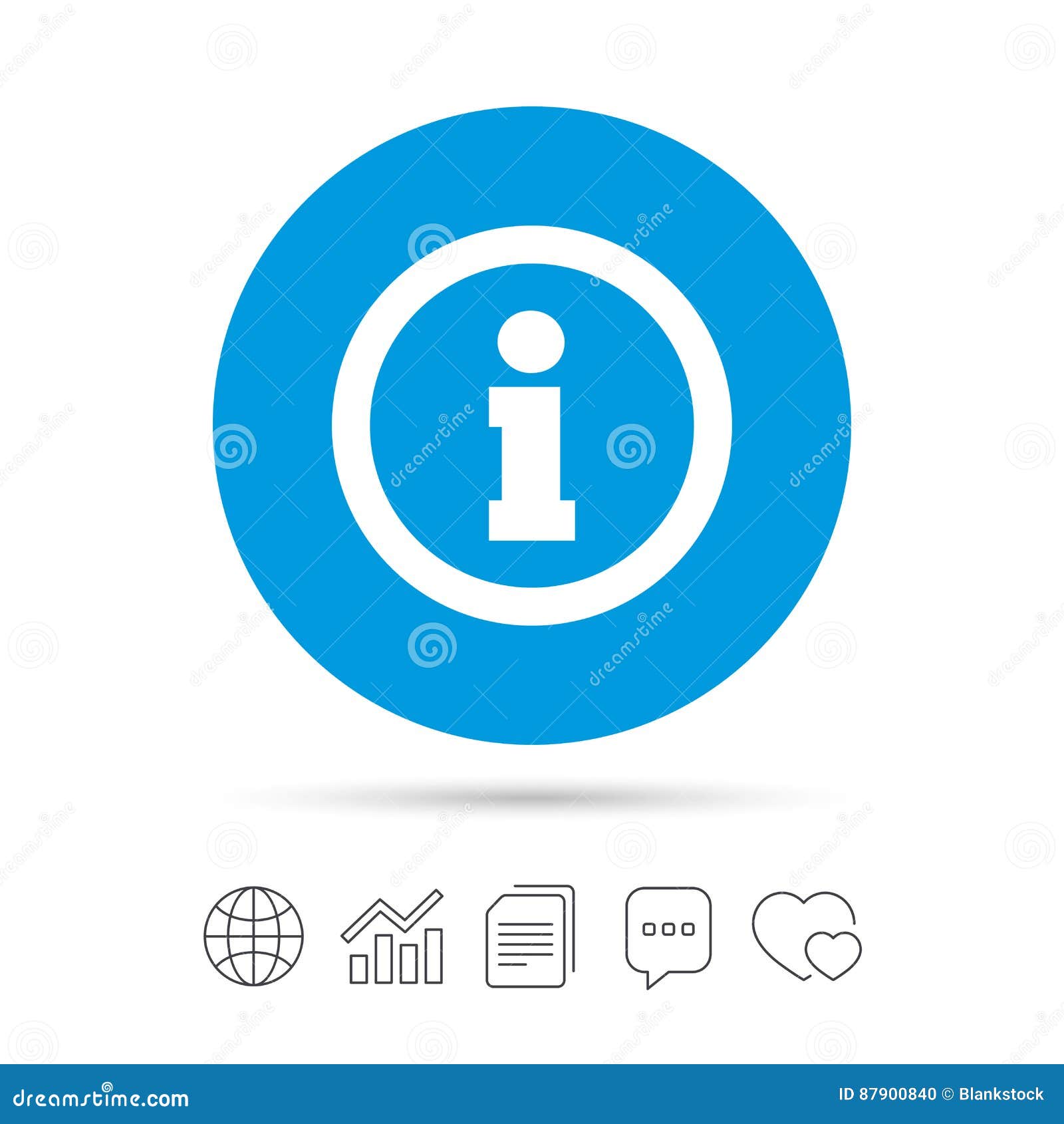 Information Sign Icon. Info Symbol Stock Vector - Illustration of label ...