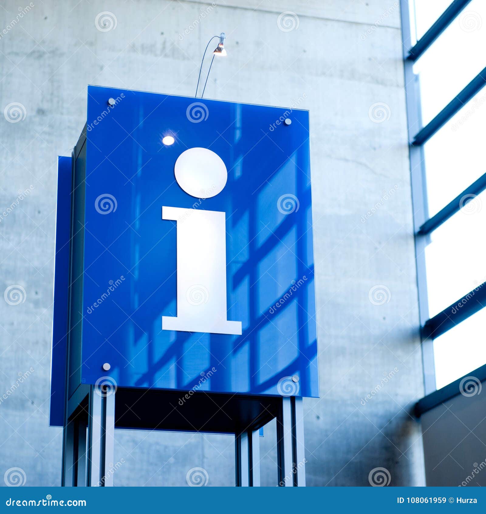 Information sign stock image. Image of guide, desk, help - 108061959