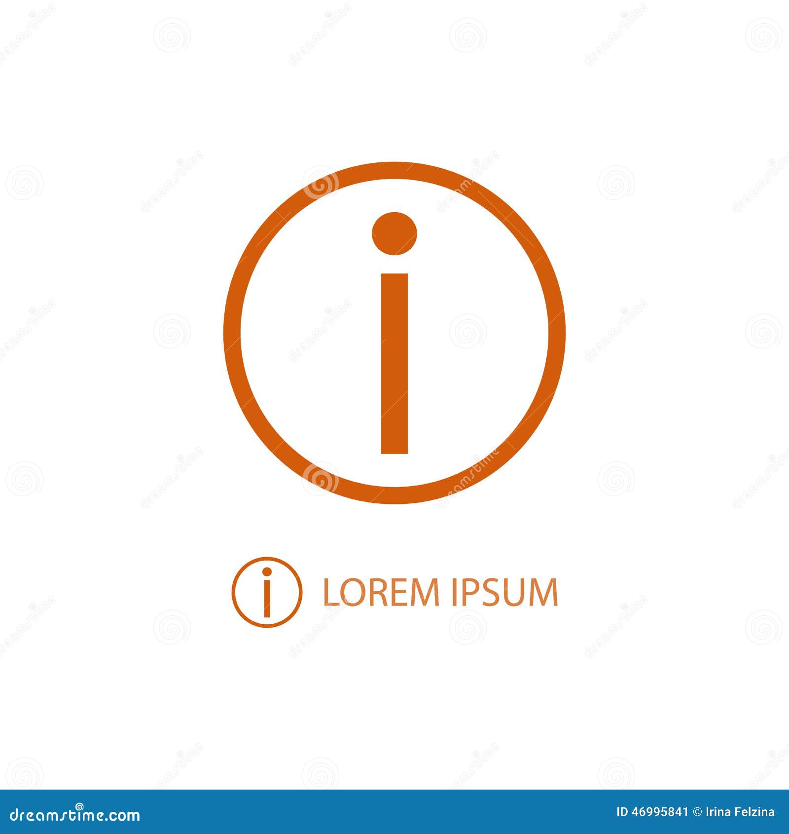 Information sign stock vector. Illustration of information - 46995841