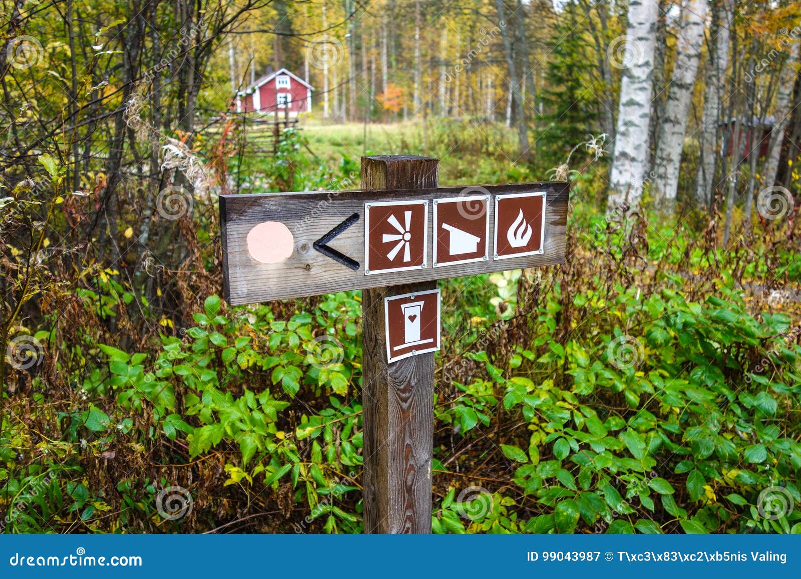 Information sign post stock image. Image of landscape - 99043987