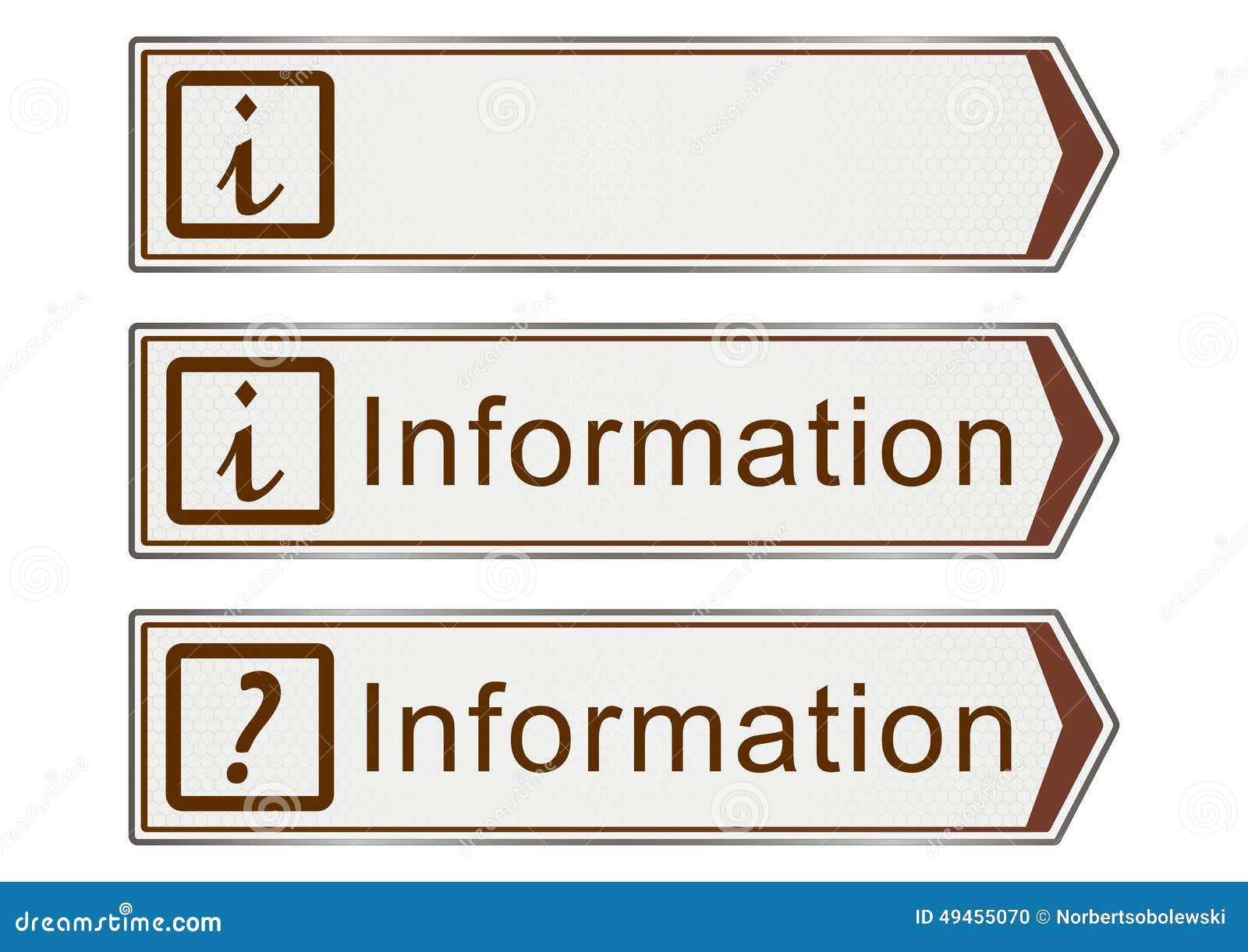 Information sign stock illustration. Illustration of isolated - 49455070