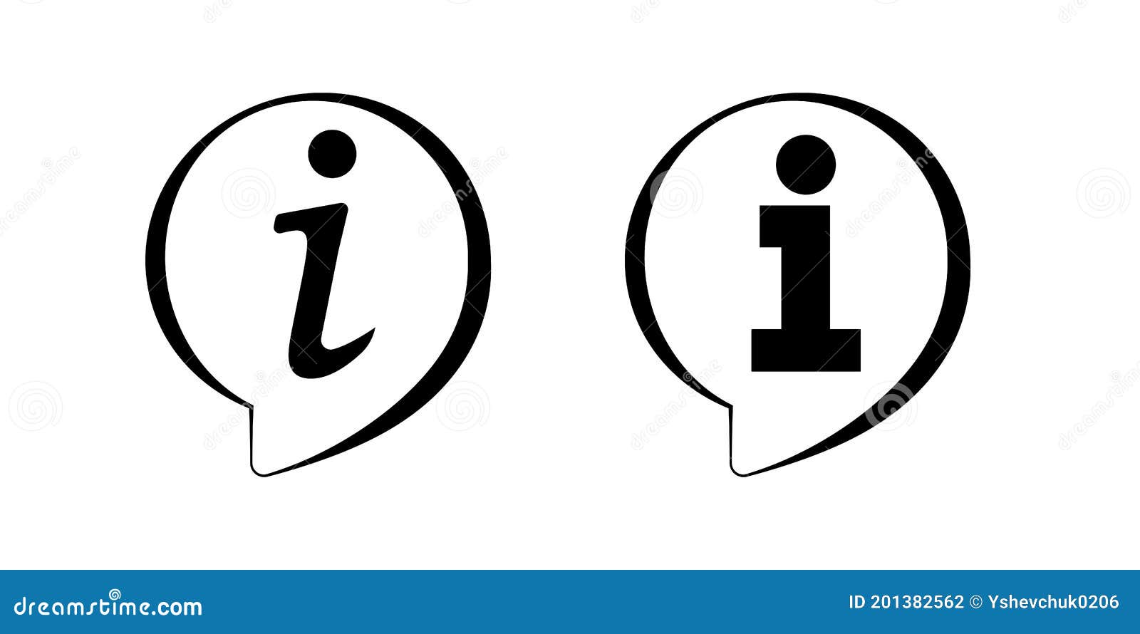 Information Sign, Symbol. Information Medium. Collection. Vector ...