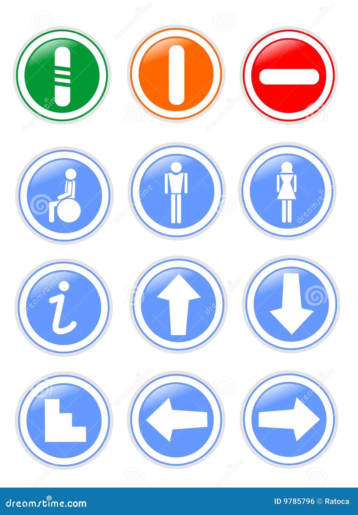 Information signals stock vector. Illustration of south - 9785796