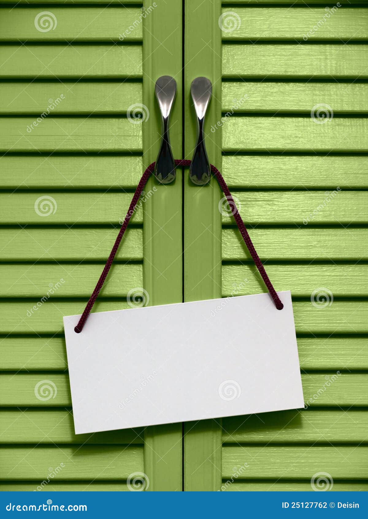 Information Signboard on a Door. Stock Photo - Image of doors, white ...