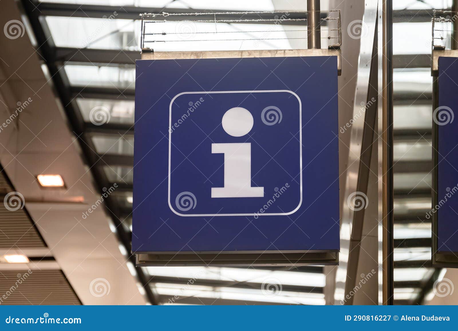 Information Signs at the Station - Information Bureau Stock Image ...