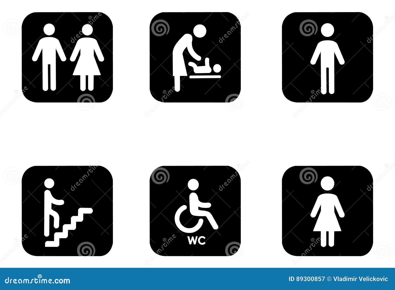 Information signs stock vector. Illustration of white - 89300857