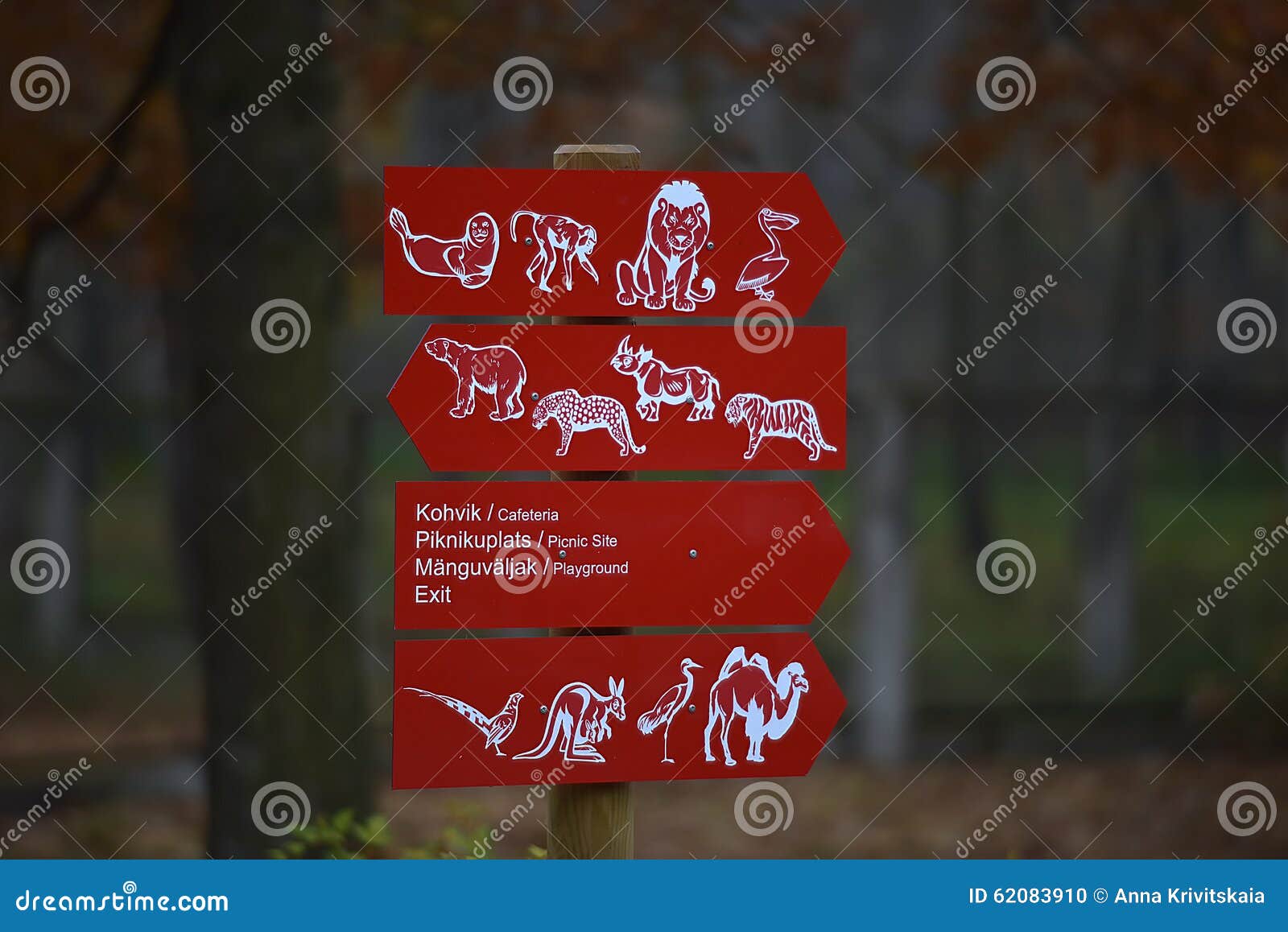 Information Signs Warning Of Dangerous Rip Currents On The Beach Of ...