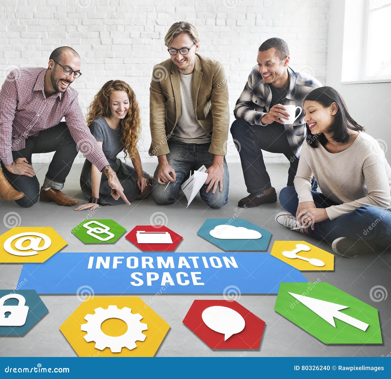Information Space Networking Connection Concept Stock Photo - Image of ...