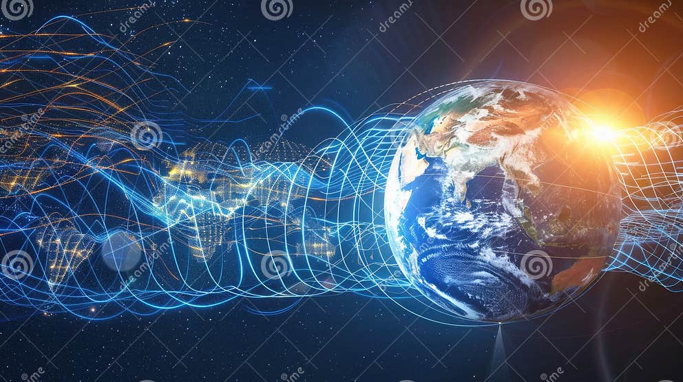 An Information Sphere with Data and Information Drawn As a Globe ...